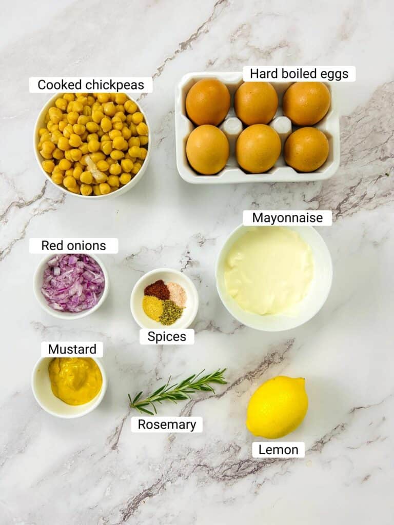 Chickpea Deviled Eggs (Vegetarian Party Appetizer, Easy Make-Ahead)