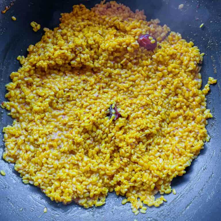 Indian Buddha Bowl with Spiced Yellow Lentils (Easy Vegan Meal Prep)