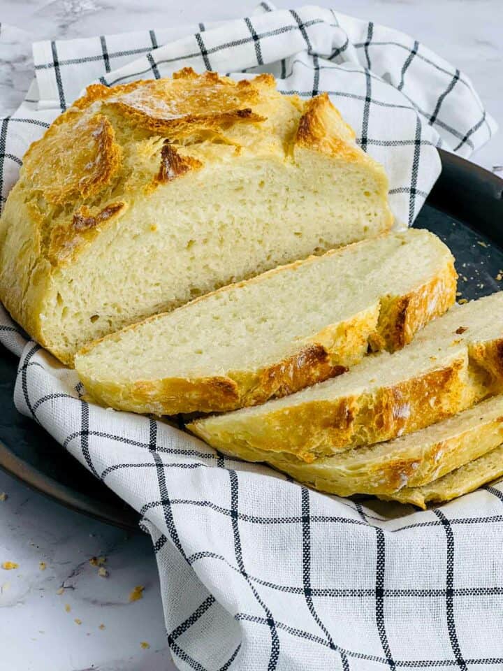 The Easiest Yeast Bread for Beginners: 3 Ingredients, No-Knead