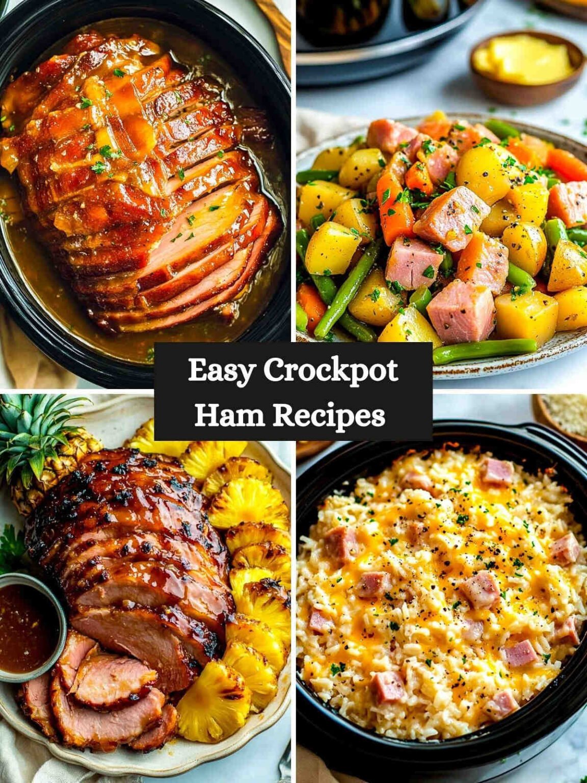 25 Crockpot Ham Recipes That Practically Cook Themselves: Perfect for ...