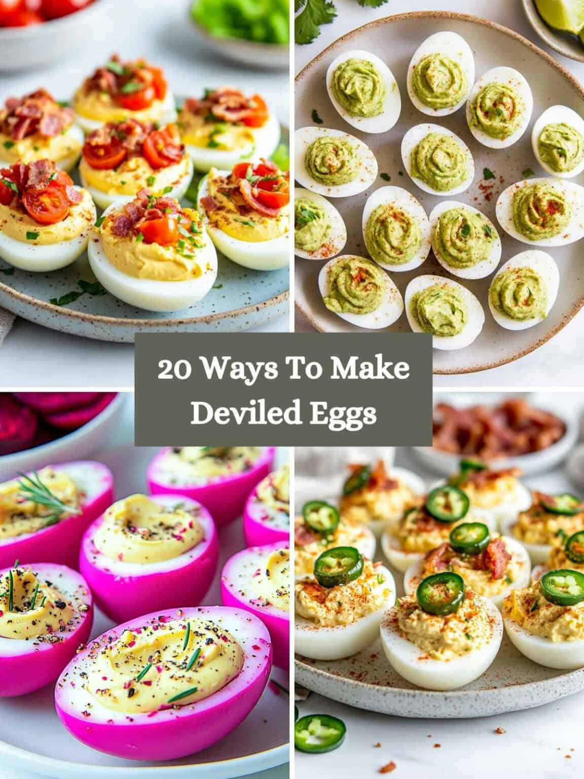 20 Deviled Egg Recipes to Impress: Easy Appetizers for Brunches, Parties, and Holidays