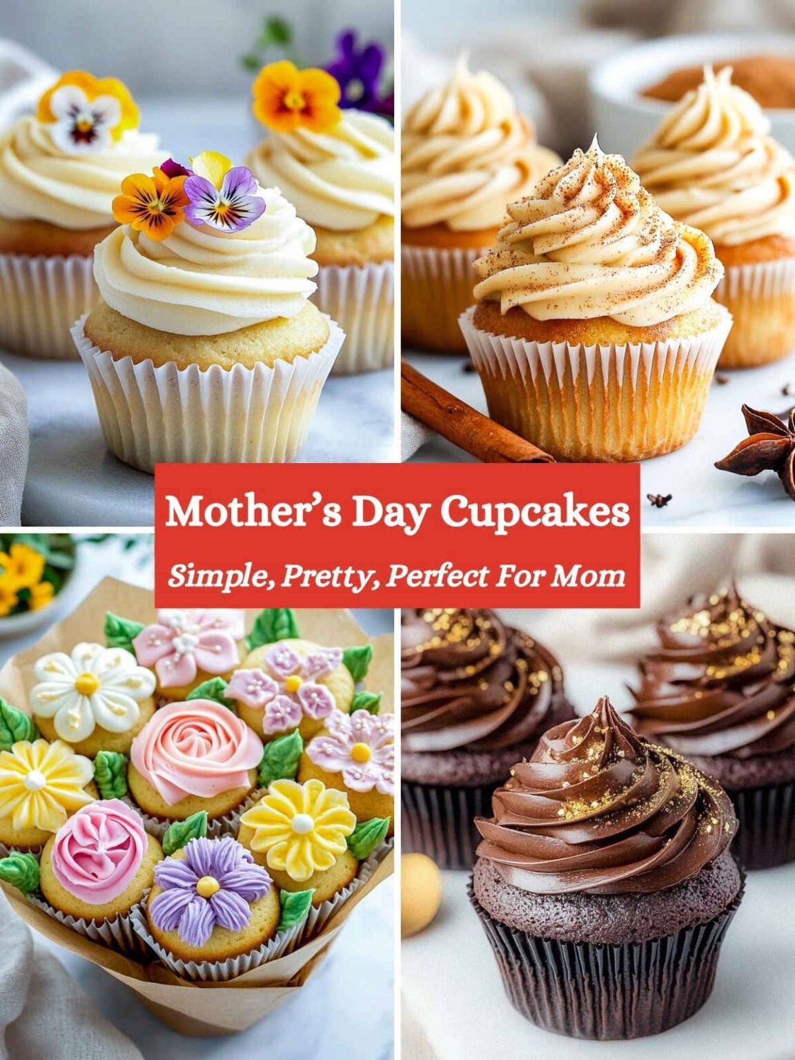 12 Mother’s Day Cupcakes That Are Almost Too Pretty to Eat