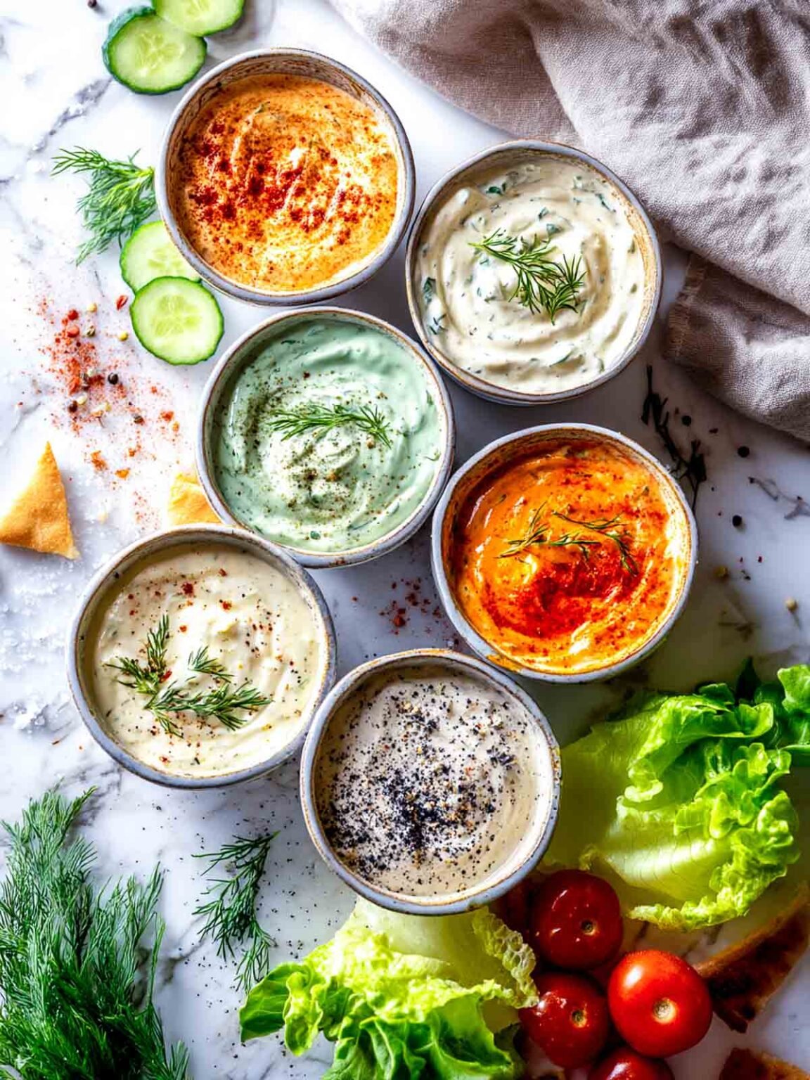 15 Homemade Greek Yogurt Dressings and Dips to Meal Prep for the Week