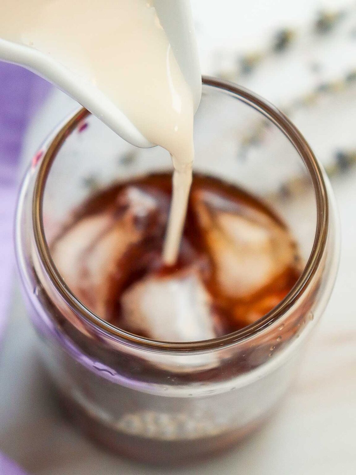 DIY Lavender Iced Coffee (Simple Starbucks Copycat That Feels Like a ...