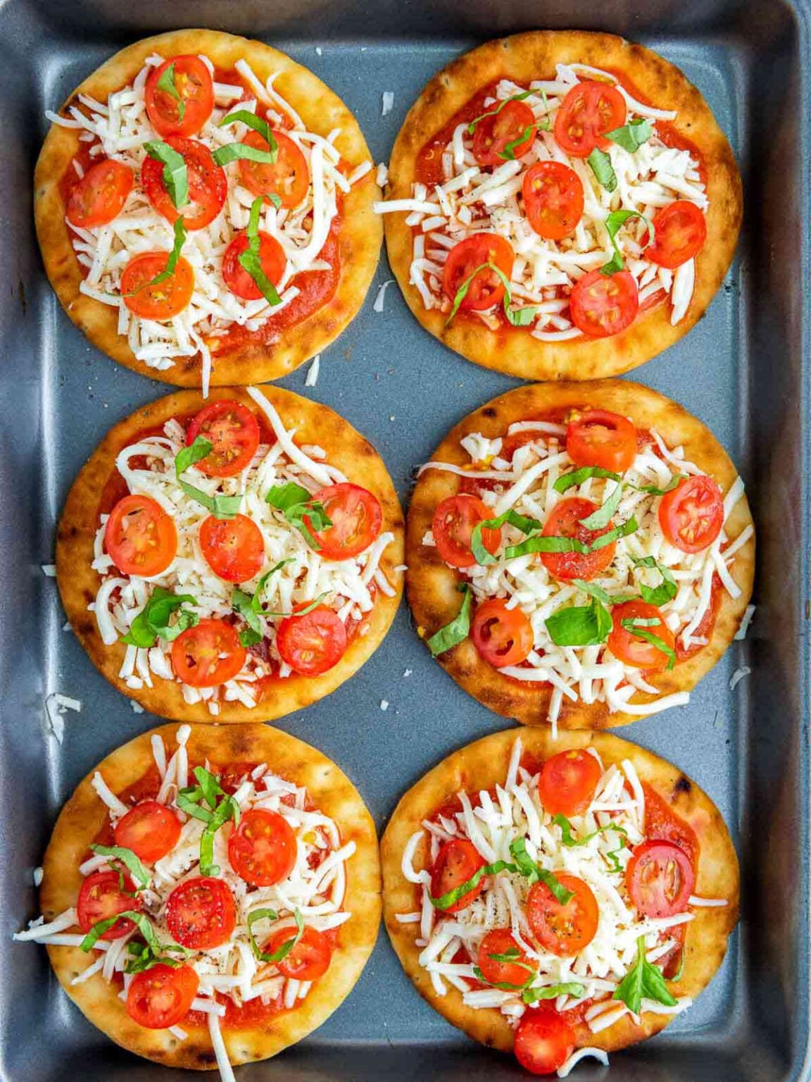 Mini Caprese Pizzas: Bite-Sized Appetizers for Picnics, Parties, or ...