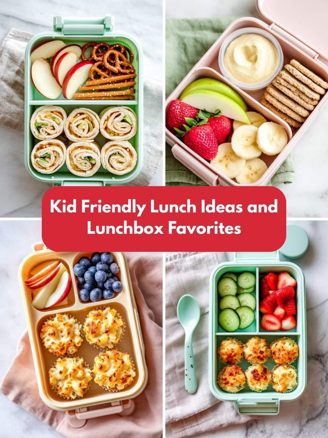 20 Kid Friendly Lunch Ideas and Lunchbox Favorites Kids Actually Eat